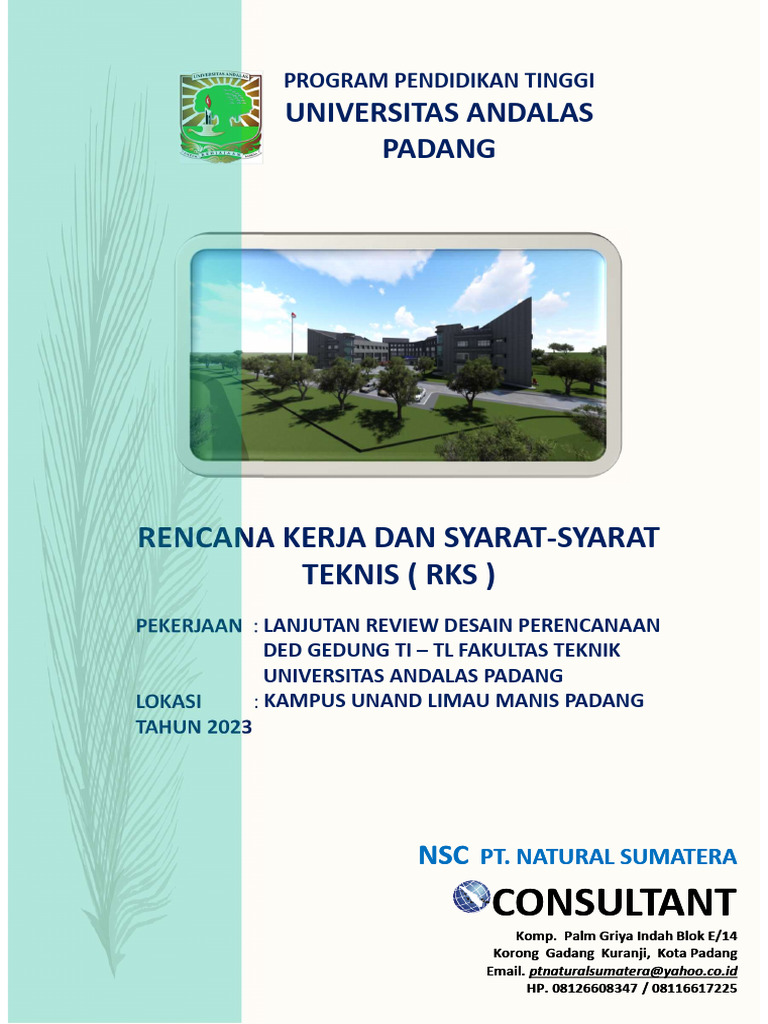 RKS Spek Lanj Review TITL 2023 | PDF | Bisnis | Komputer