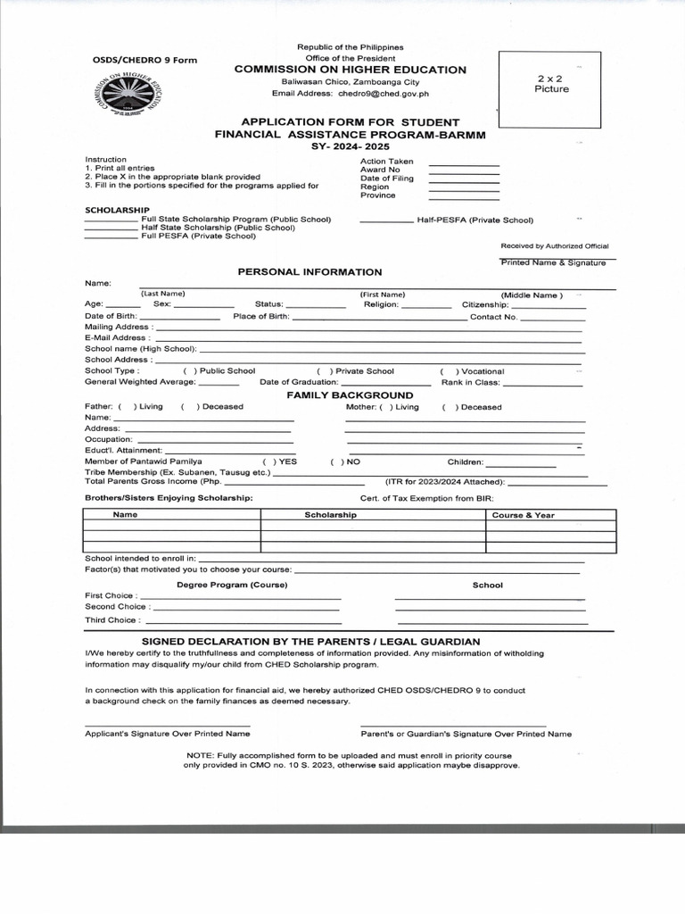 Financial Assitance Program BARMM | PDF
