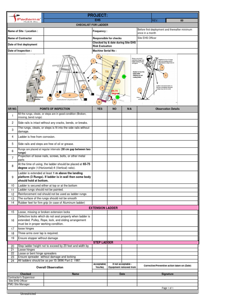 A Type Ladder | PDF | Ladder | Screw