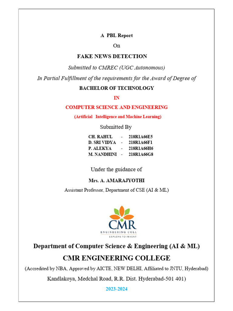 Final Format of PBL | Download Free PDF | Artificial Intelligence | Intelligence (AI) & Semantics