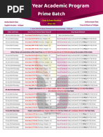 Udvash Routine 1 | PDF | Euclidean Vector | Cell (Biology)