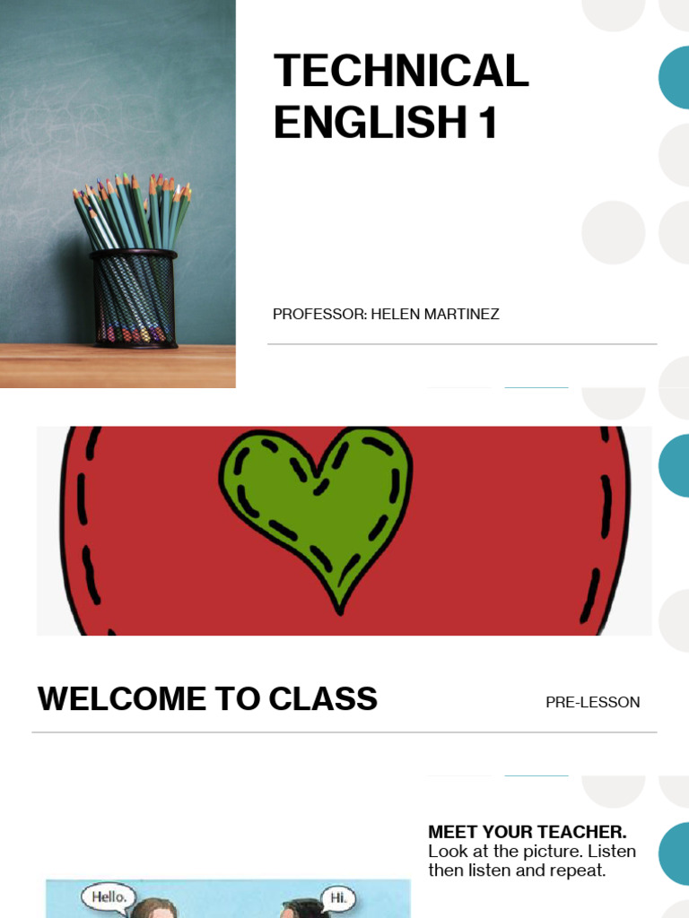 Te1 Lesson 1 Pdf English Language Linguistics