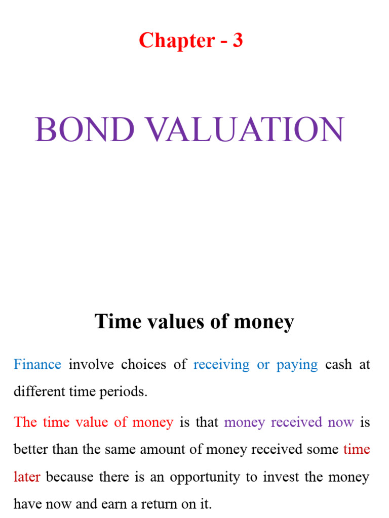 Finance Basics: Bond Valuation | PDF | Bonds (Finance) | Interest