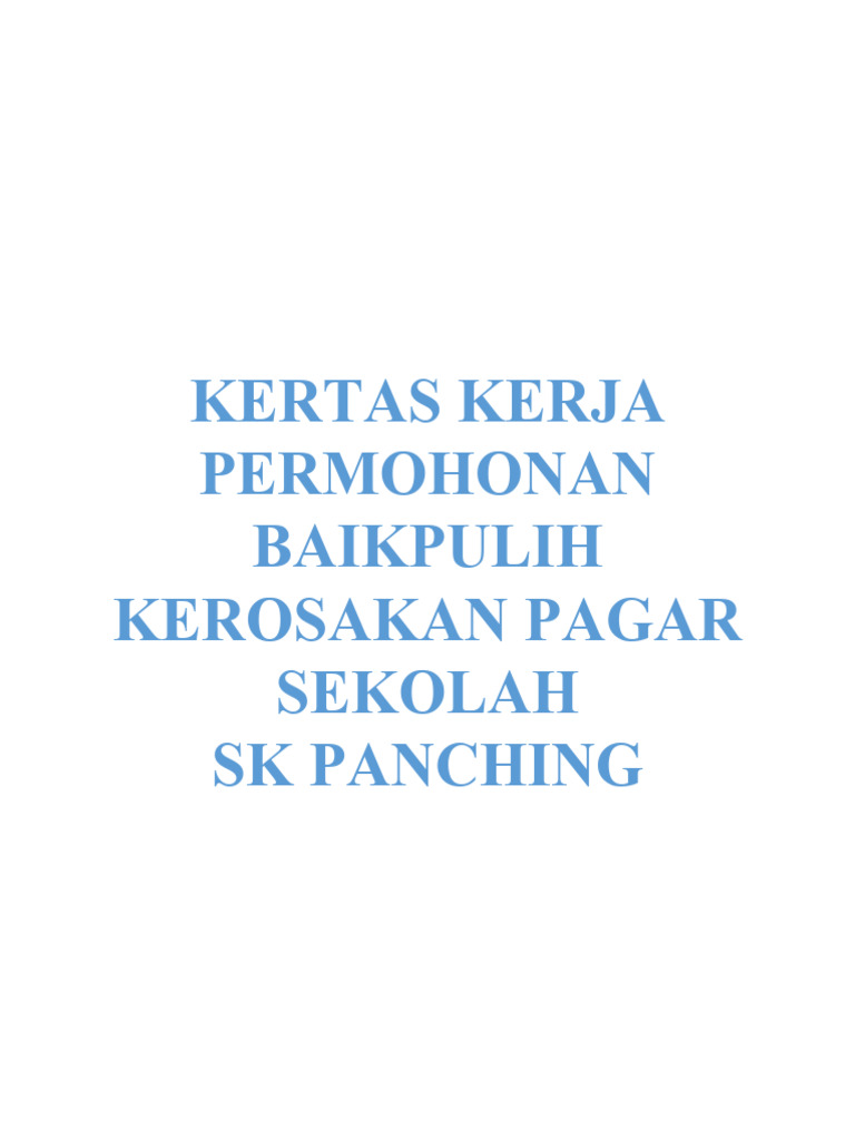 Lampiran 1 Pagar | PDF