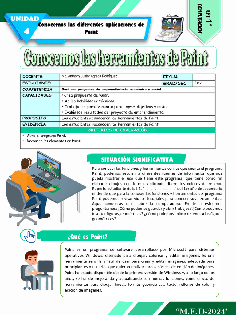 Ficha 2 Ept 1° A Ud 04 | PDF | Software | Informática