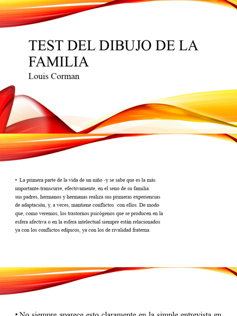 Test de Dibujo de la Familia: Guía Práctica | PDF | Lápiz | Dibujo