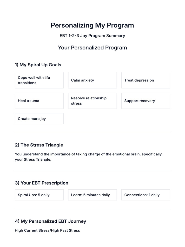 Emotional Brain Training | PDF