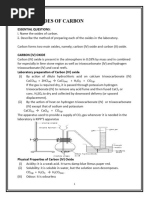 Carbon Dioxide: Preparation and Properties | PDF