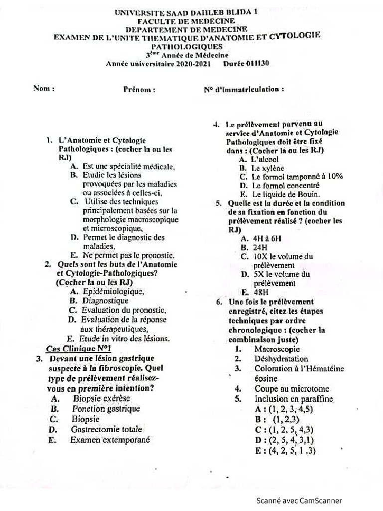 UET (1) Anapath | PDF