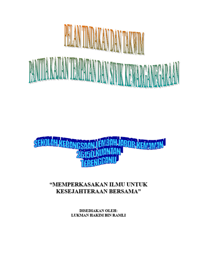 Program Pendidikan SK Lembah Jabor | PDF | Karier & Perkembangan