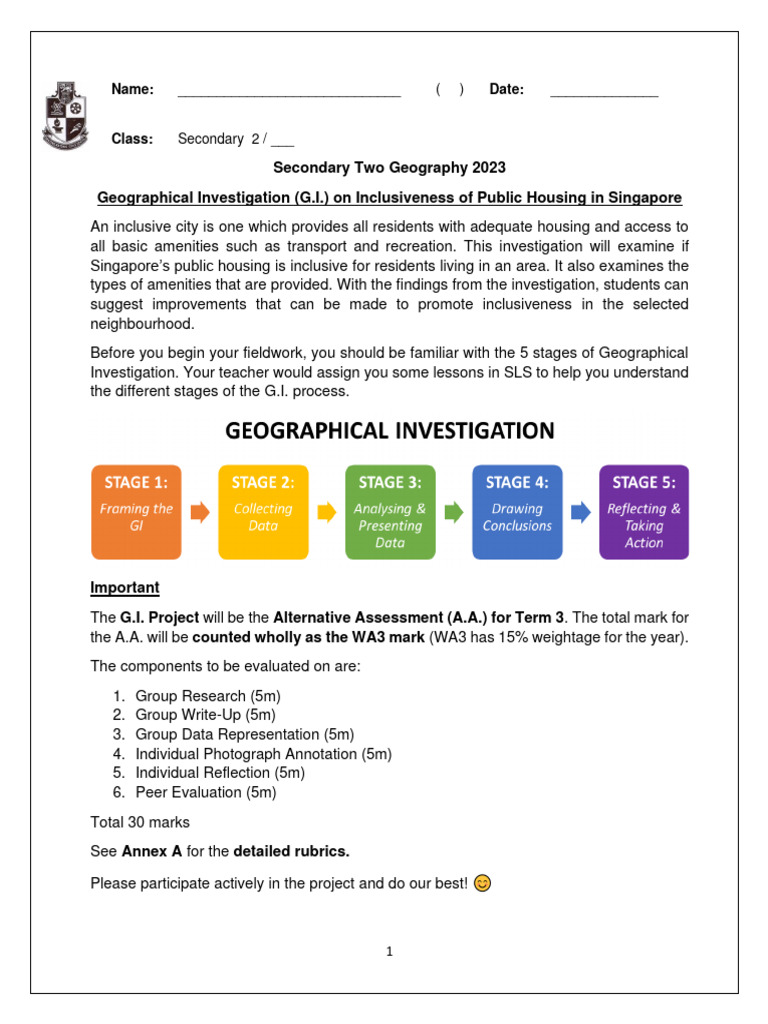 Geographical Investigation For Housing - Consolidated | PDF | Survey ...