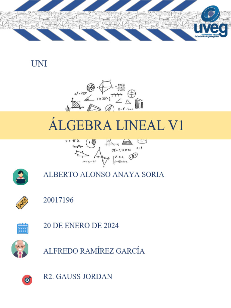 Resolución de Ecuaciones por Gauss-Jordán | PDF | Álgebra | Análisis ...