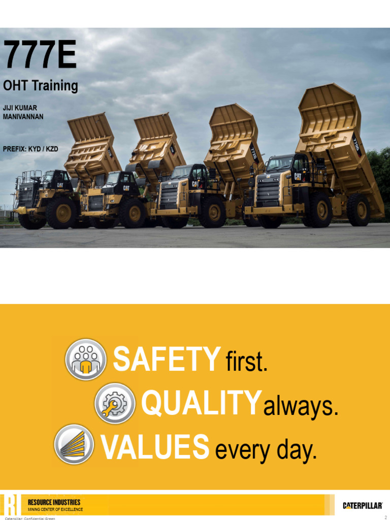 777E Prefix KYD OHT - Training Operator | PDF | Horsepower | Engines