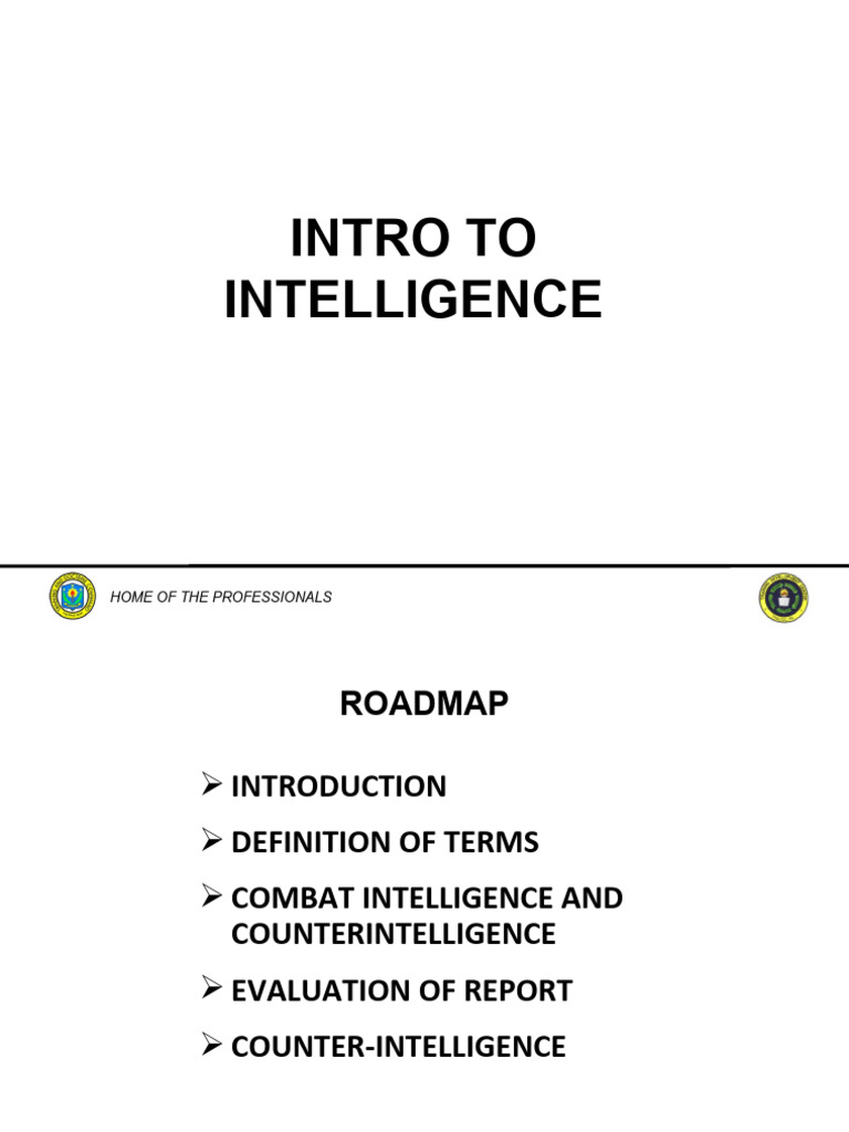 Intelligence & Counterintelligence Guide | PDF | Military Intelligence | Counterintelligence