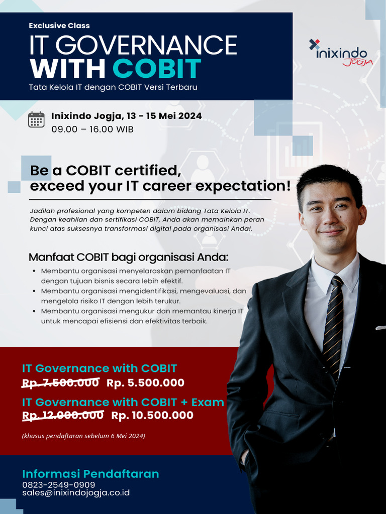 Flyer IT Governance With Cobit | PDF | Karier & Perkembangan | Bisnis