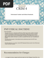 PNP Code of Conduct & Ethics Guide | PDF | Integrity | Police