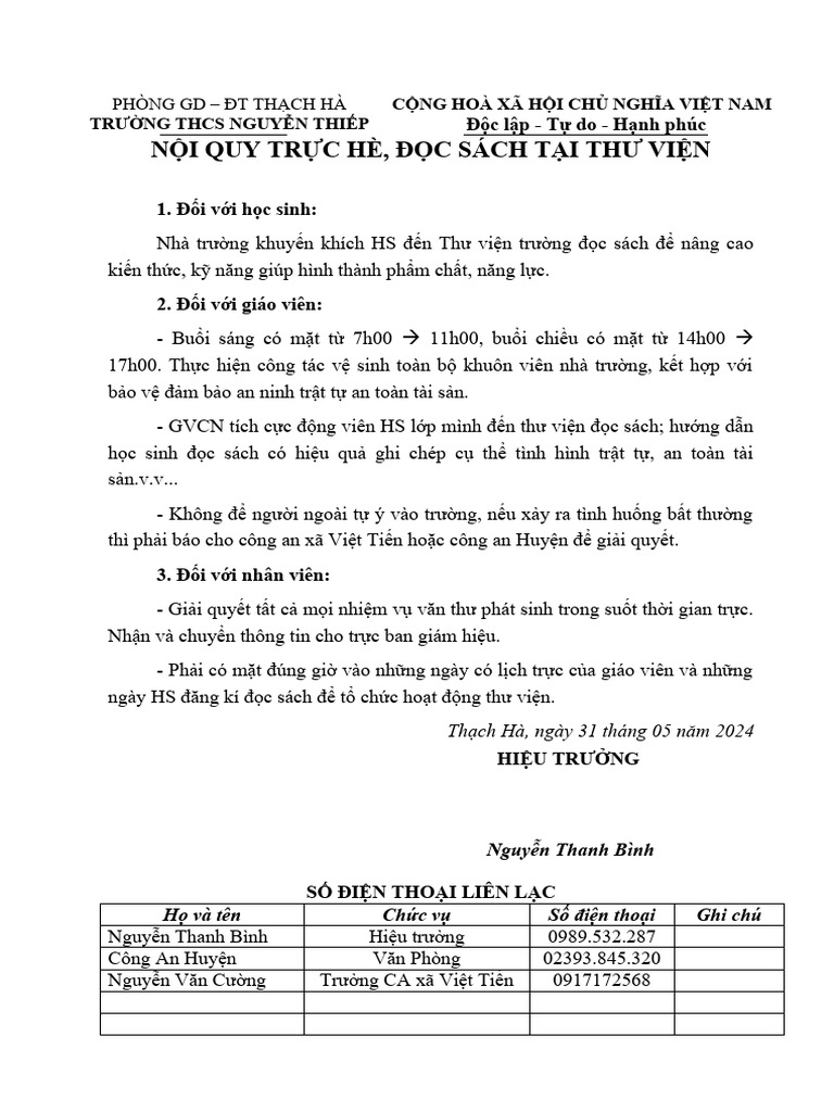 Lich Truc He 2023-2024 | PDF