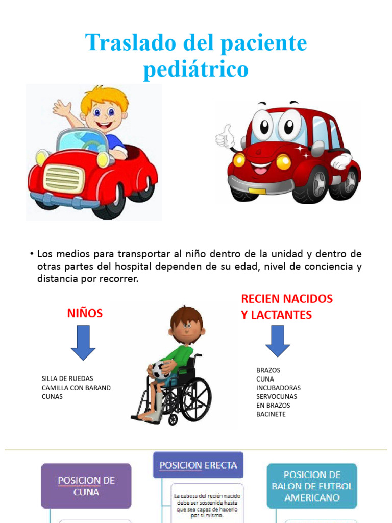 Traslado y Metodos de Sujeción en El Paciente Pediatrico | PDF