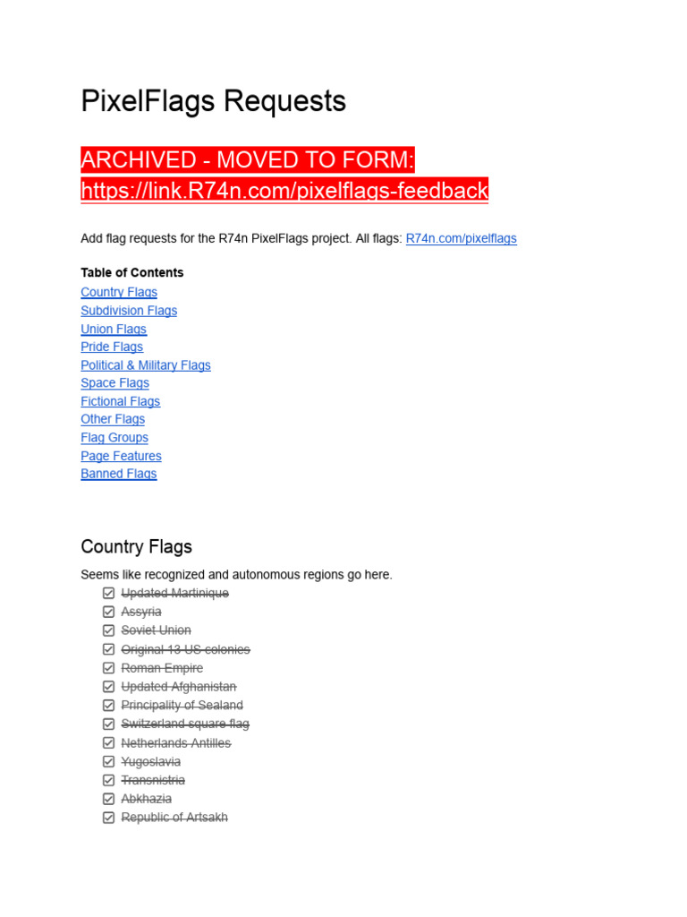 PixelFlags Requests | PDF | Flag