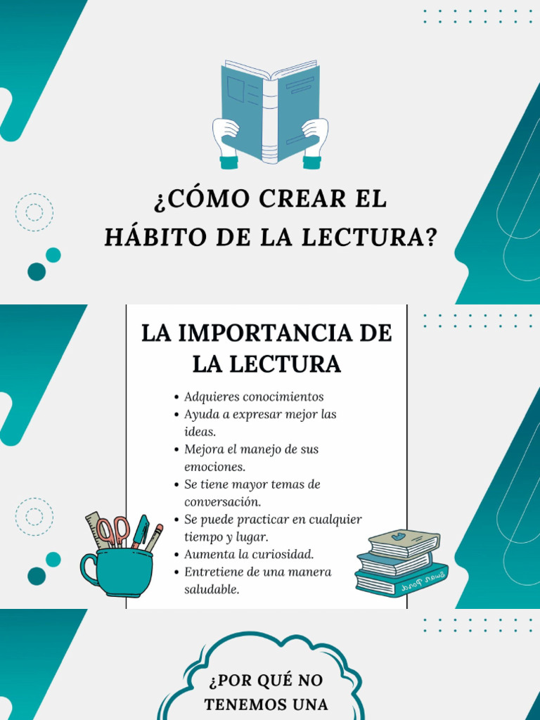 Como Crear El Habito De La Lectura Pdf