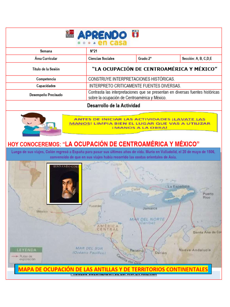Ocupación de Centroamérica y México | PDF | Hernán Cortés ...
