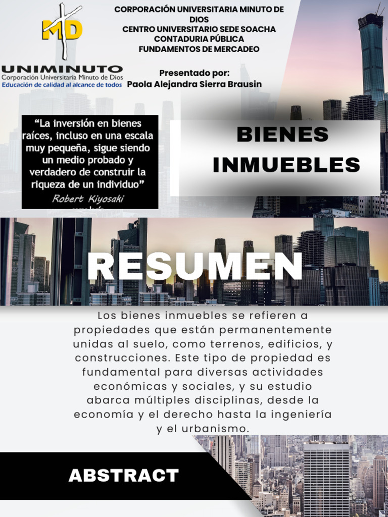 Bienes Inmuebles | PDF | Bienes raíces | Ciencias económicas