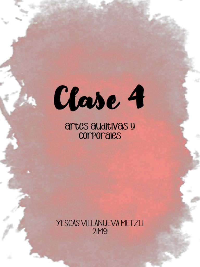 Clase4 OPT | PDF | Sonido | Instrumentos musicales