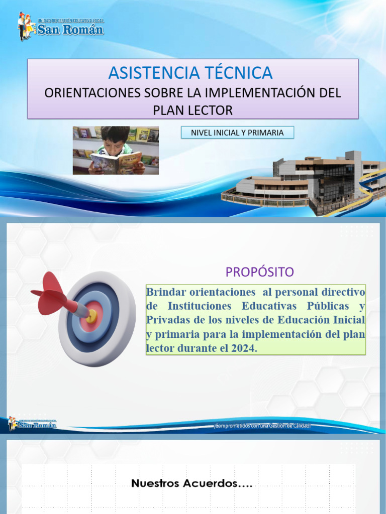 Implementación del Plan Lector 2024 | PDF | Educación de la primera infancia