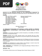 BADAC Post Activity Report: IEC Distribution | PDF