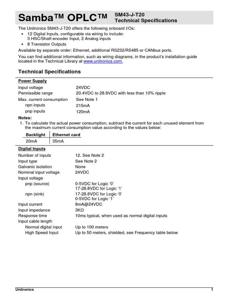 SM43 J T20 Especificacao Tecnica | PDF | Bipolar Junction Transistor | Integer (Computer Science)