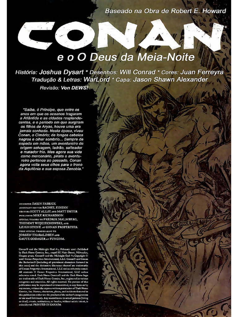 Conan e o Deus Da Meia-Noite - 04 de 05 | PDF