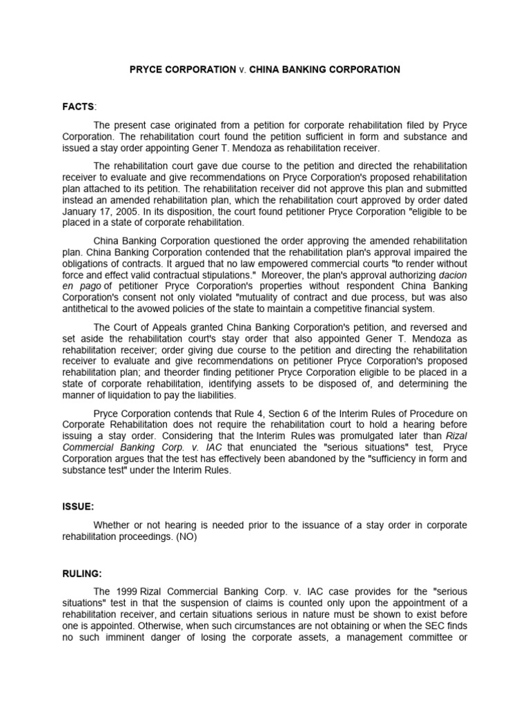 Pryce Corp V China Banking PDF Free | PDF | Government | Judiciaries