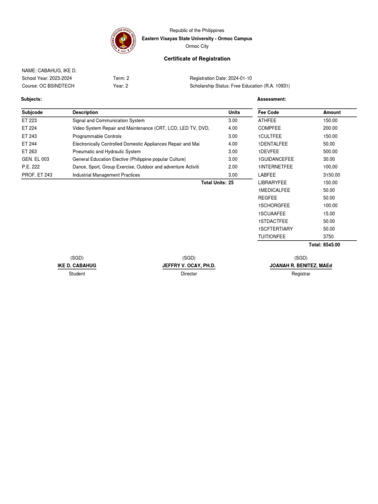 Cabahug Ike Delalamon 05 Bu 2023 1 1 | PDF | Electronics | Information ...