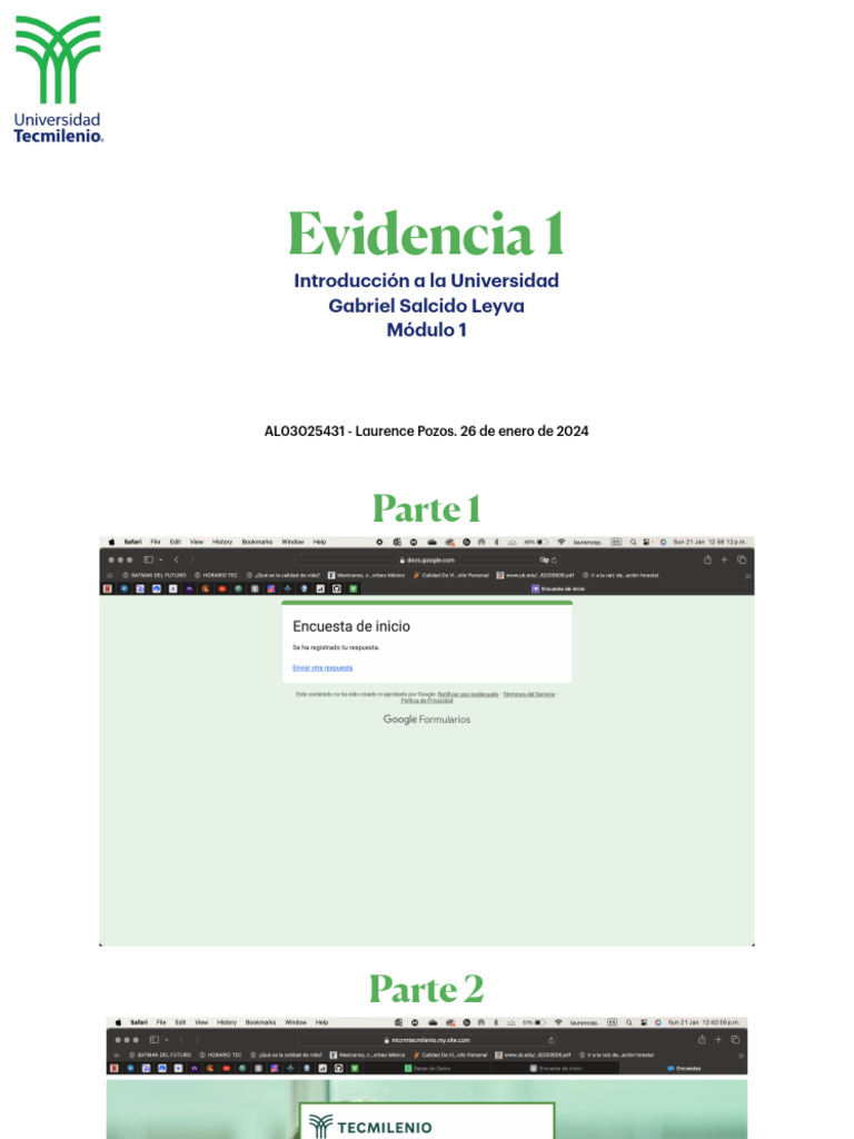 EVIDENCIA1 | PDF | Sicología | Ciencias del comportamiento