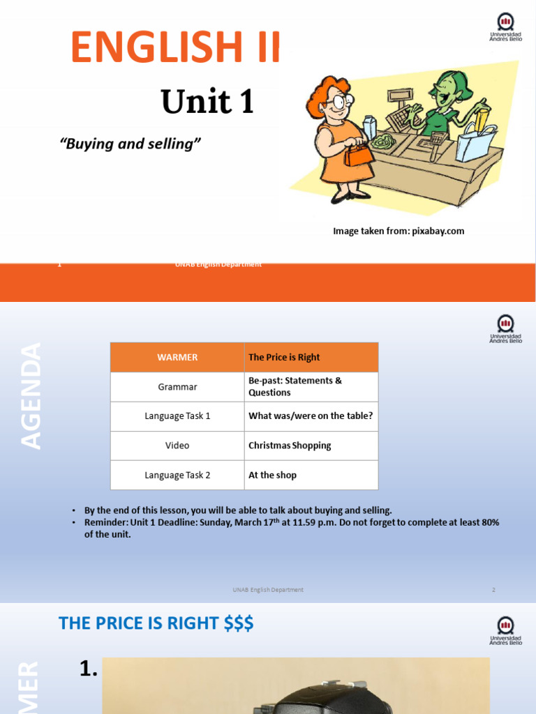 B2 - Unit 1 - PPT - WEEK 2 | PDF | Marketing