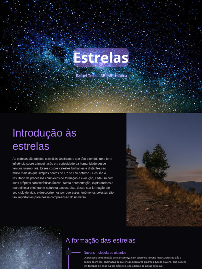 O Fascinante Ciclo De Vida Das Estrelas Pdf Estrelas Supernova