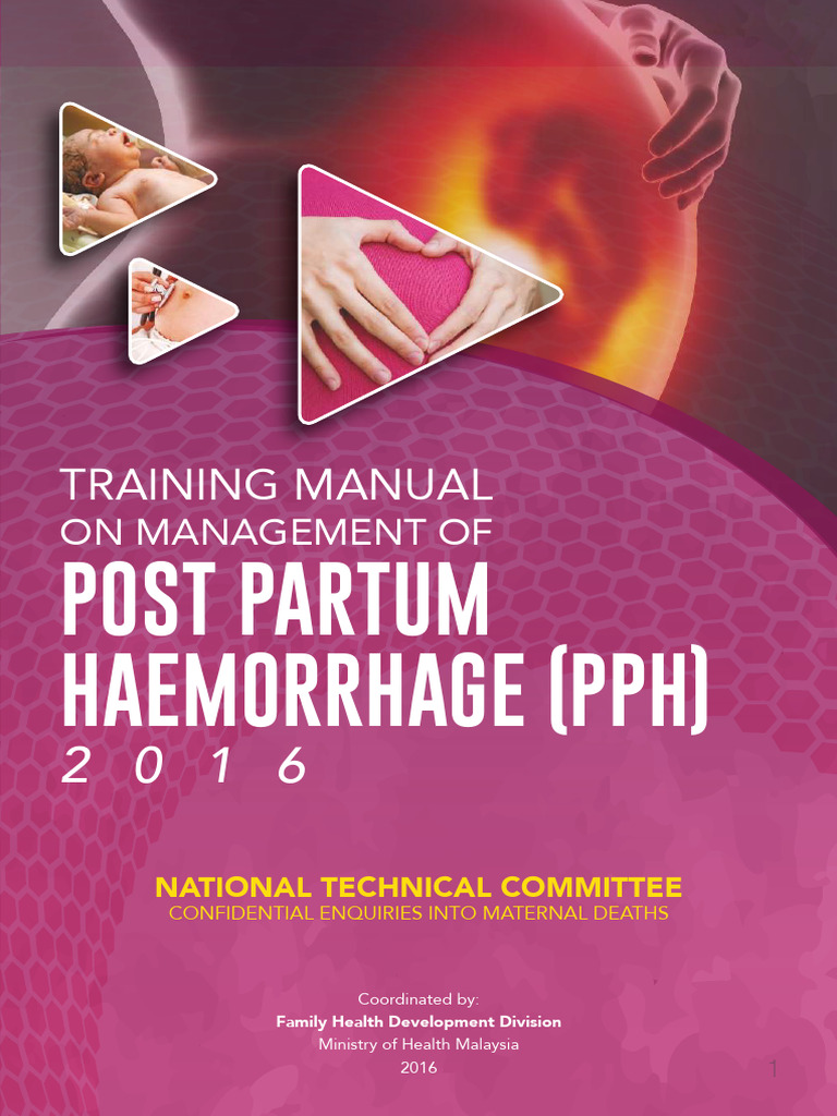 Training Manual for Postpartum Hemorrhage | PDF | Childbirth | Medical ...