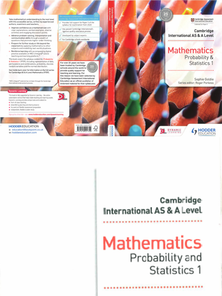 Cambridge International AS and A Level Mathematics Probability ...
