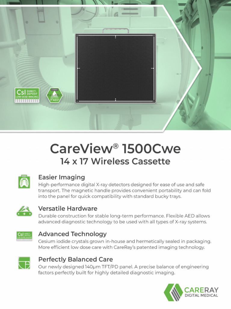 CareView 1500Cw DR System Brochure | PDF