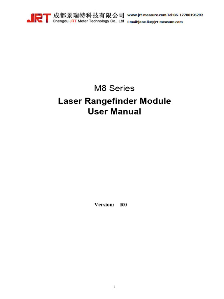 M8xx-JRT-User Manual.1.-40m | PDF | Computer Hardware | Device Driver