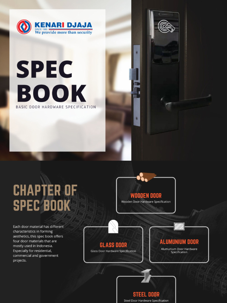 10 Spec Book Basic - Steel Chapter - 2021 | PDF | Door | Stainless Steel
