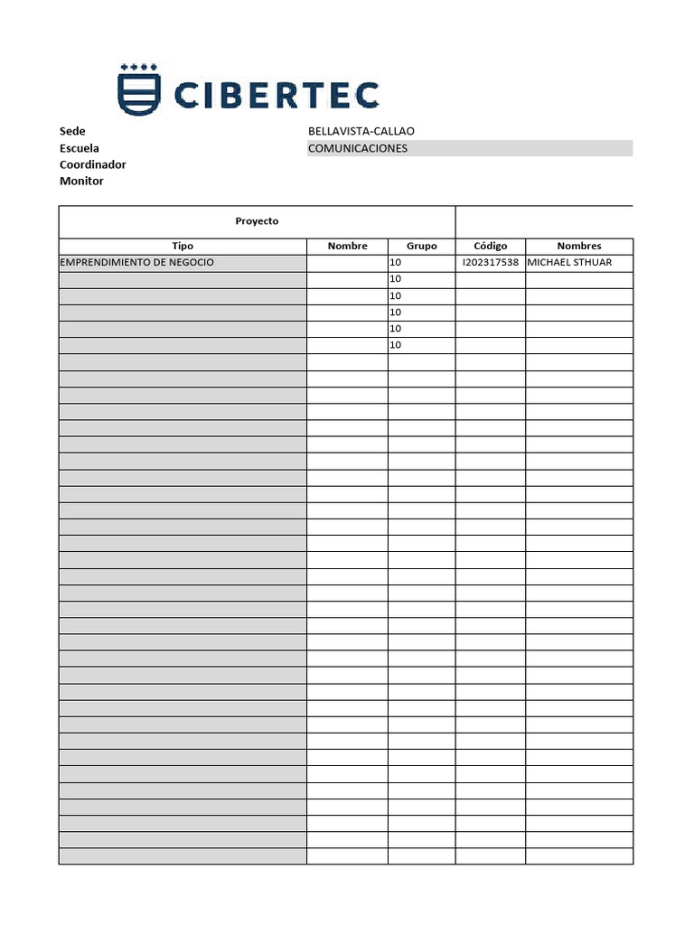 Anexo 1A - Hoja de Seguimiento para EFSRT en IES | PDF