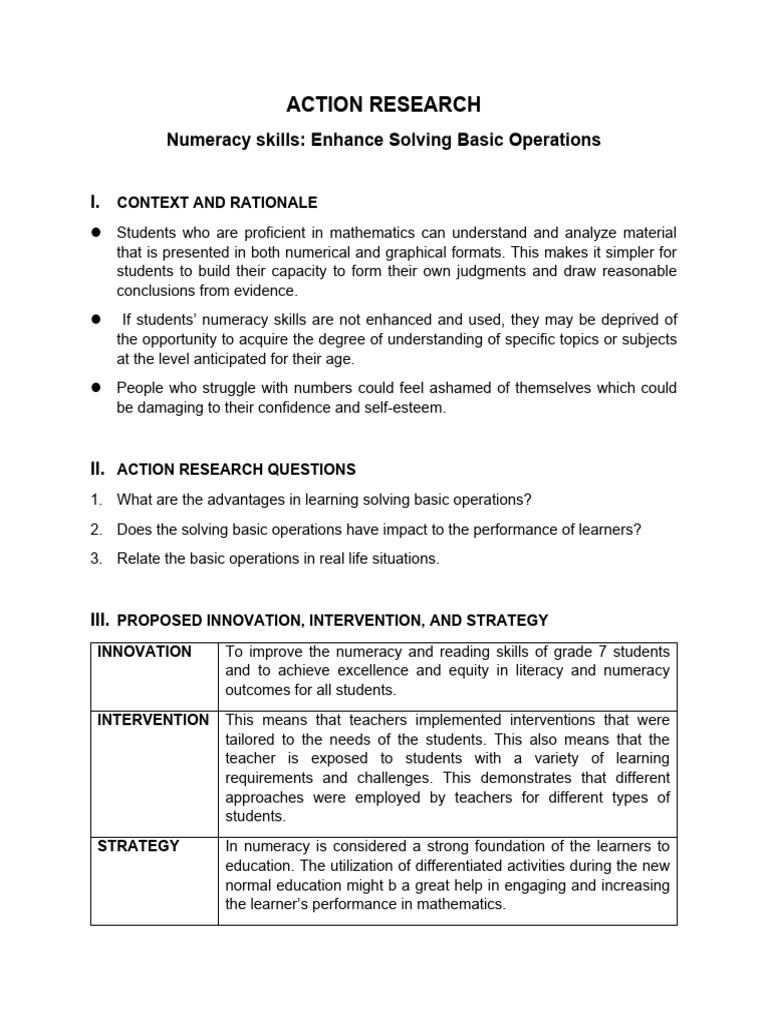 Action-Research | PDF | Learning | Behavior Modification