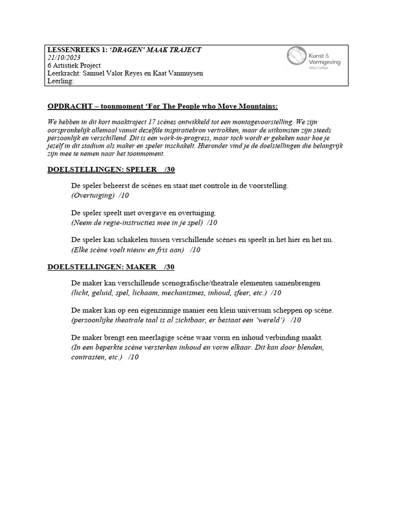 6AP - Toonmoment 'For The People Who Move Mountains' | PDF