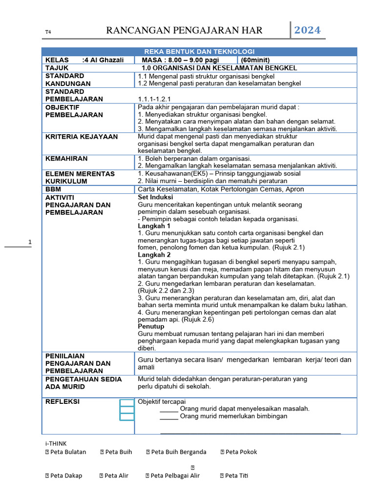 RPH RBT Tahun 4 | PDF | Karier & Perkembangan | Seni
