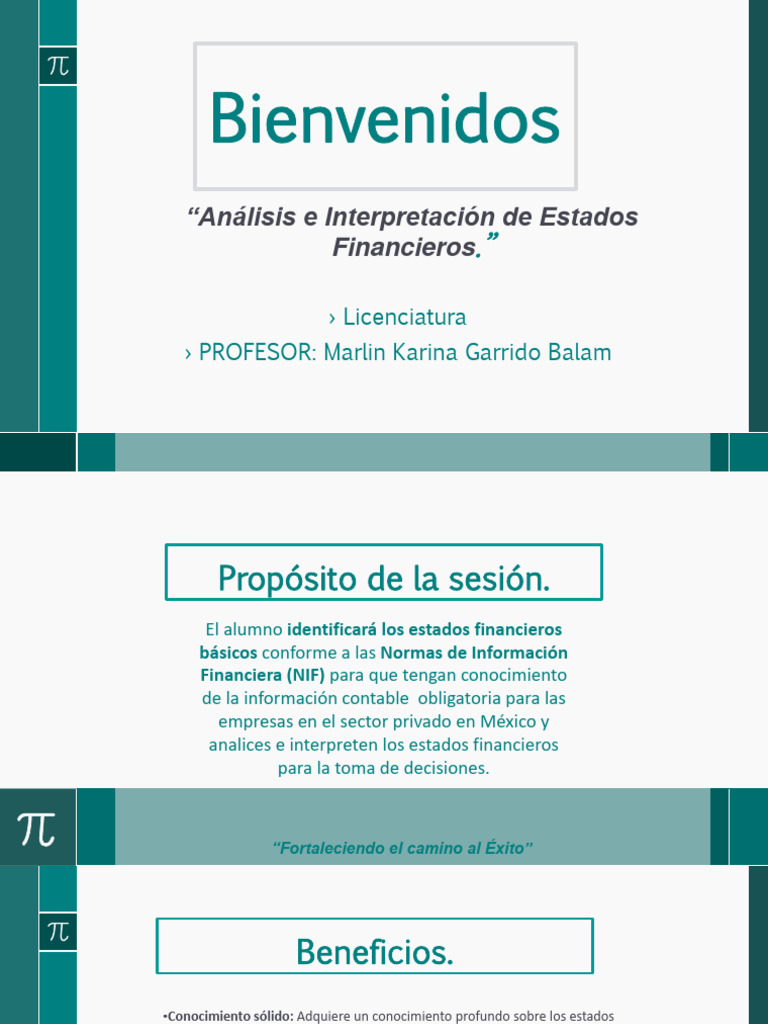 Presentacion EEFF RAPIDO | PDF | Contabilidad | Estado financiero
