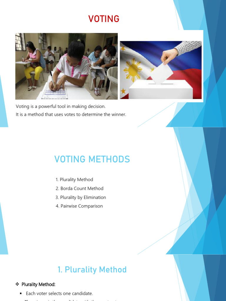 Voting Methods | PDF | Voting | Two Round System