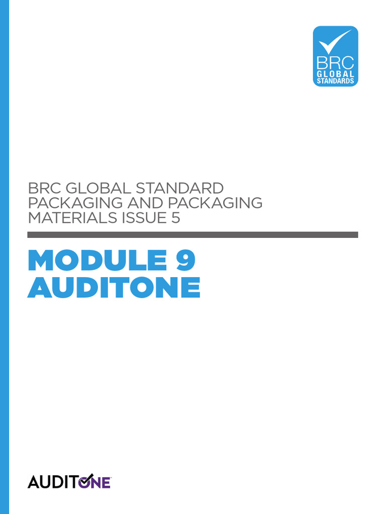 BRC Packaging Module 9 Audit One 170809 HIGH-RES | PDF | Audit ...