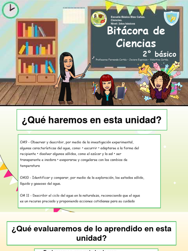 Bitácora de Ciencias: Unidad sobre el Agua | PDF | Agua | Ciencias de ...