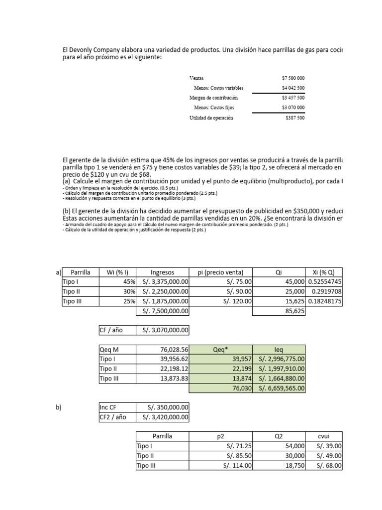 Preguntas Examen Parcial 2020I | PDF | Costo | Costo de los bienes vendidos